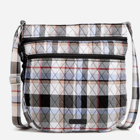 Vera Bradley | Bags | Vera Bradley Perfectly Plaid Trio Zip Hipster ...